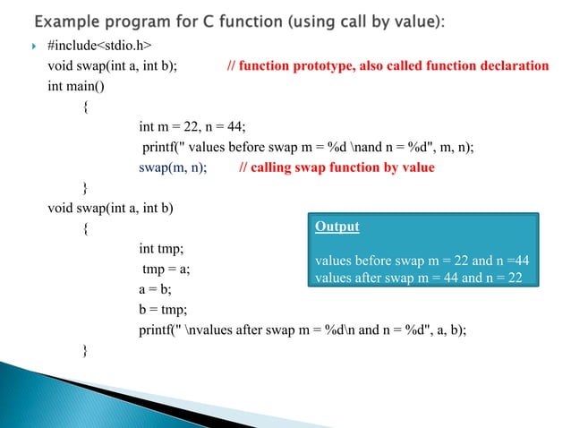 Function C programming | PPT
