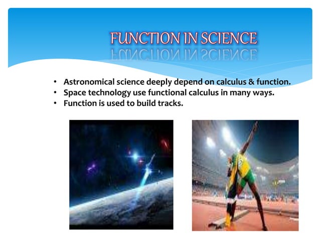 Real life application of Function. | PPTX | Physics | Science