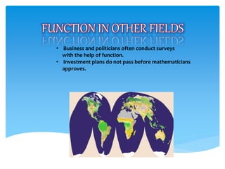 Real life application of Function. | PPTX