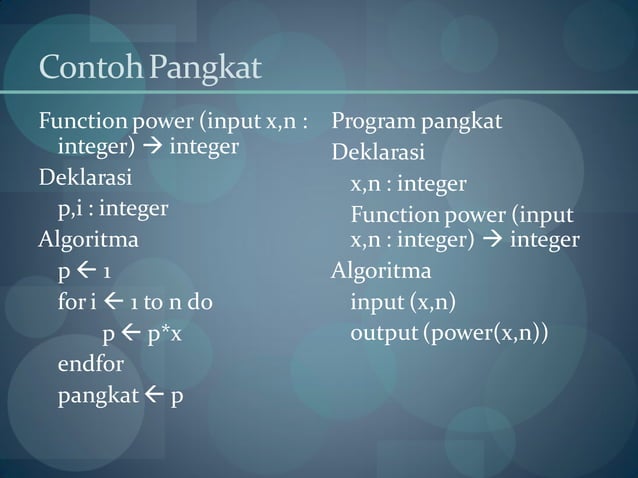 Algoritma Function | PPT