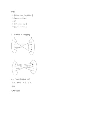 FUNCTION AND RELATION | DOCX
