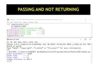 Function in Python | PDF