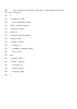 JavaScript Virus Code Example | PDF