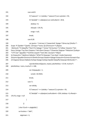 JavaScript Virus Code Example | PDF