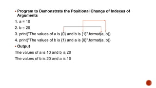 Function for python for the embedded system | PPT