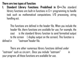 Lesson in beginner programming for C++ - Function.pptx
