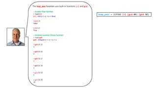 Function Applicative for Great Good of Leap Year Function | PPT