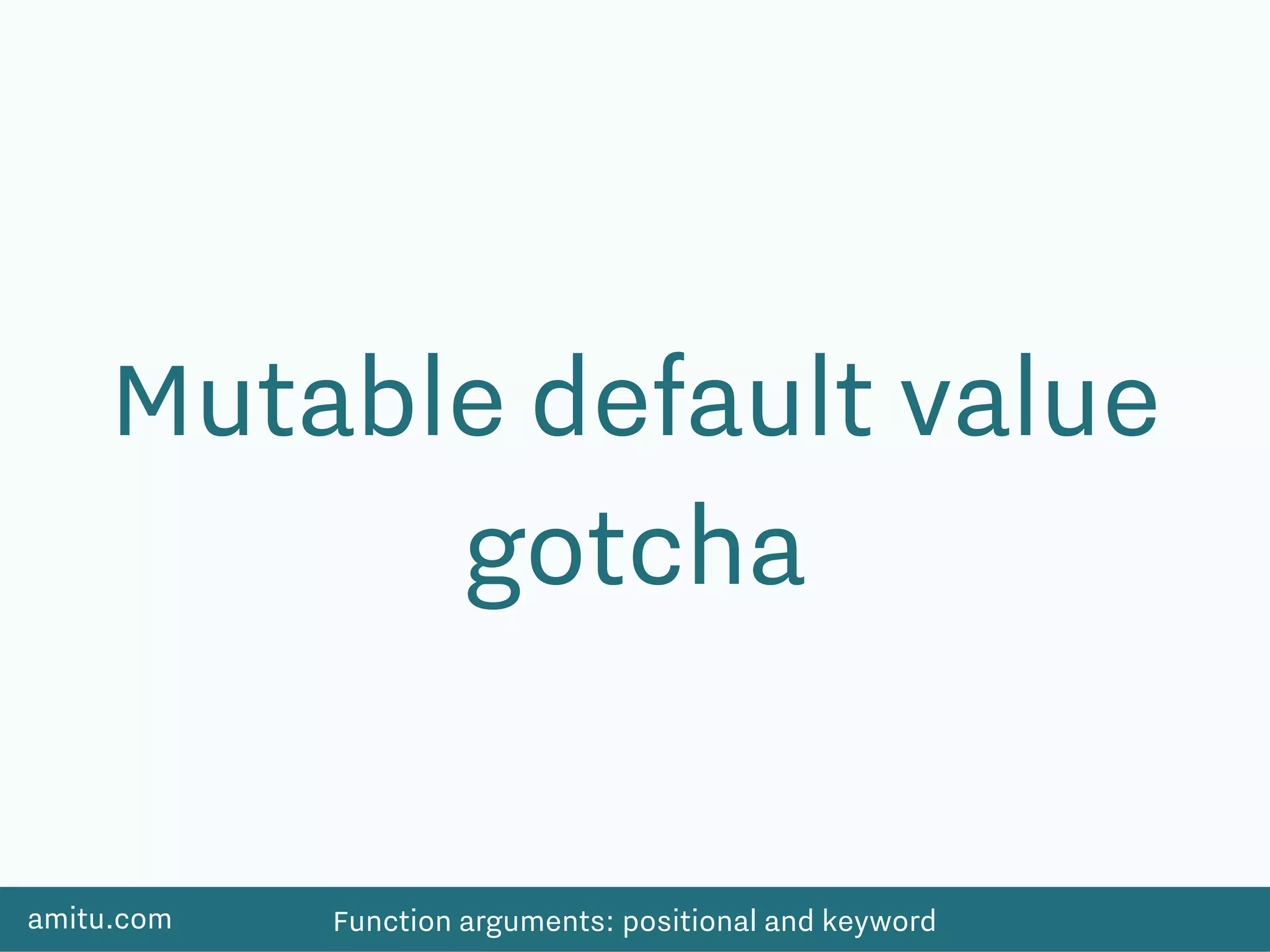 Function Arguments In Python Ppt