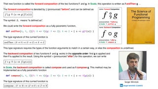 Function Composition - forward composition versus backward composition | PPT