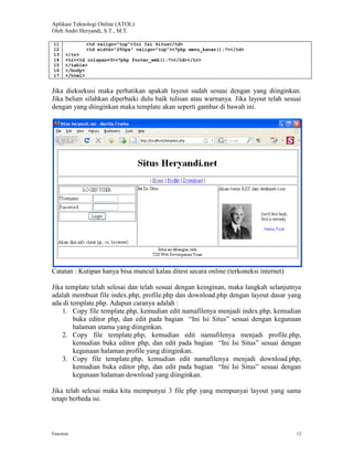 Function pada PHP | PDF