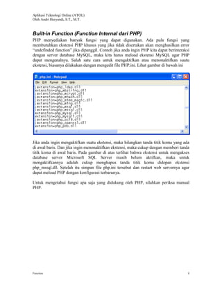 Function pada PHP | PDF