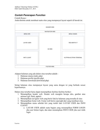 Function pada PHP | PDF
