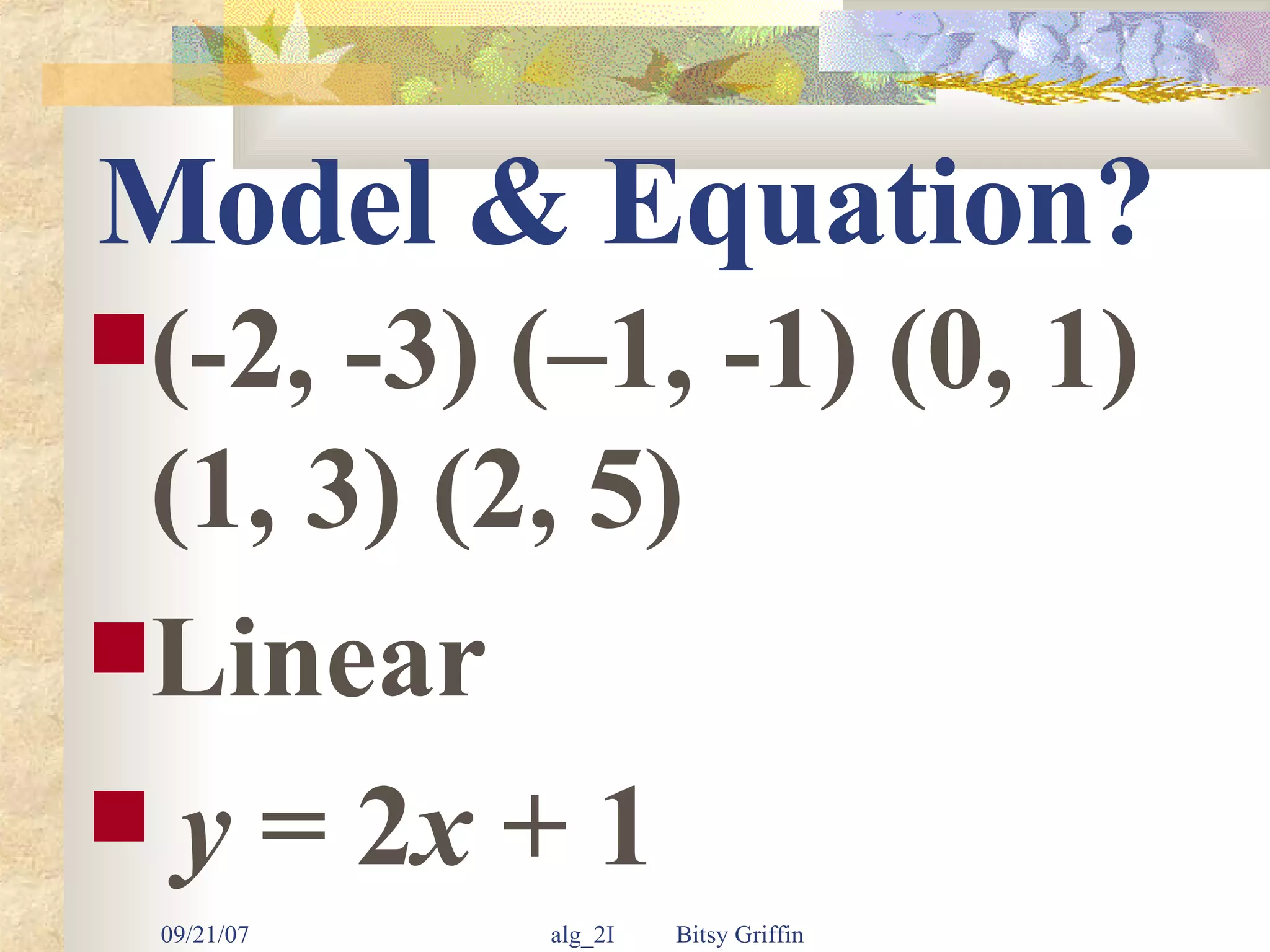 Function Families | PPT