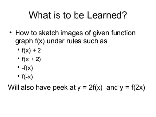 Function graphs | PPT