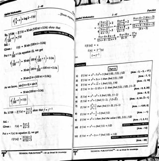 Function and limit | PDF