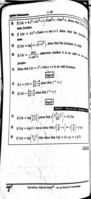 Function And Limit Pdf