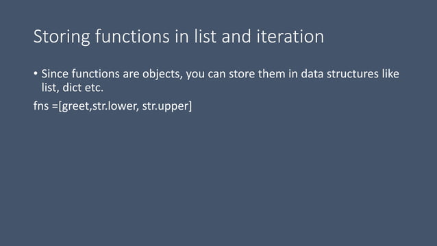 Python Advance Tutorial - Advance Functions | PPT Python Advance Tutorial - Advance Functions | PPT