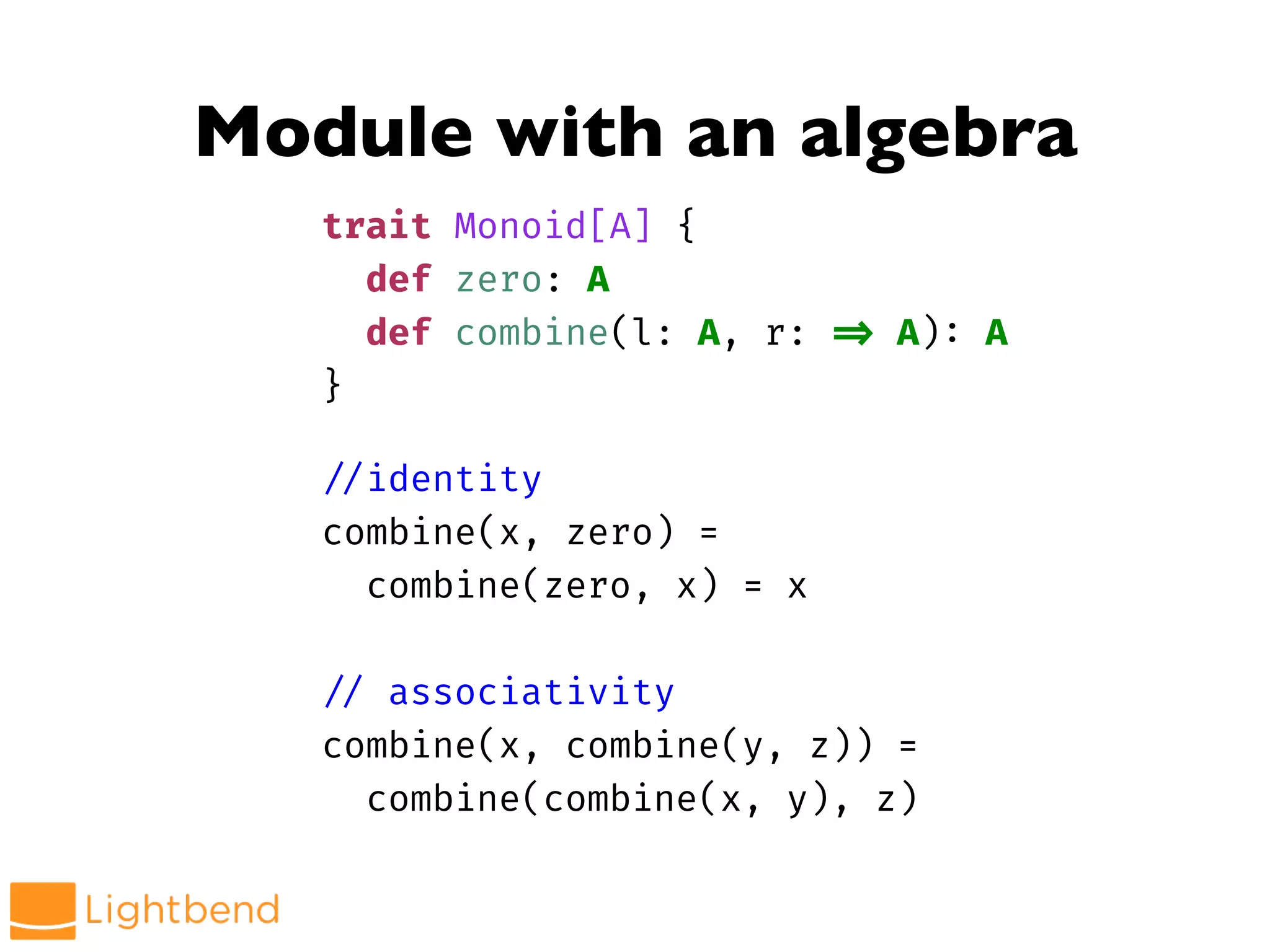 Algebraic Thinking for Evolution of Pure Functional Domain Models | PPT