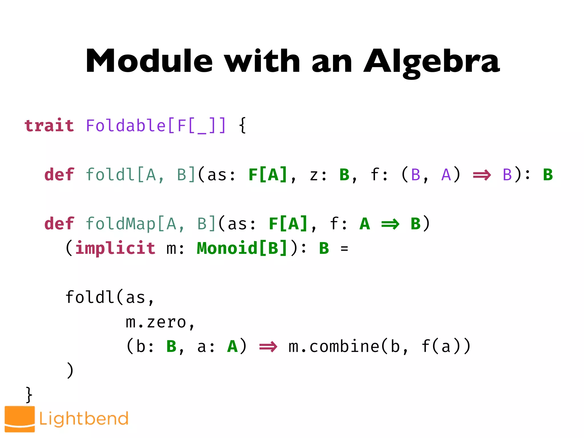 Algebraic Thinking for Evolution of Pure Functional Domain Models | PPT