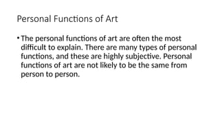 Functional-Art a Power Point Presentation | PPT
