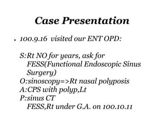 Functional endoscopic sinus surgery complicated with orbital hemorrhage ...