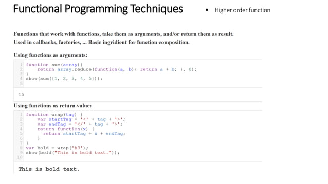 Functional JavaScript Fundamentals | PDF | Web Development | Internet