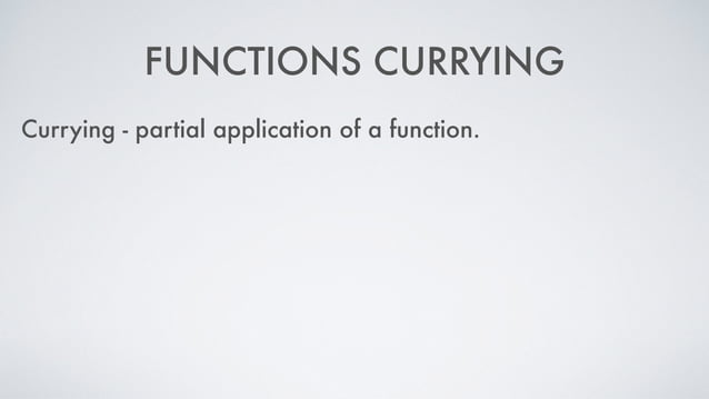 Functional programming techniques in regular JavaScript | PPT