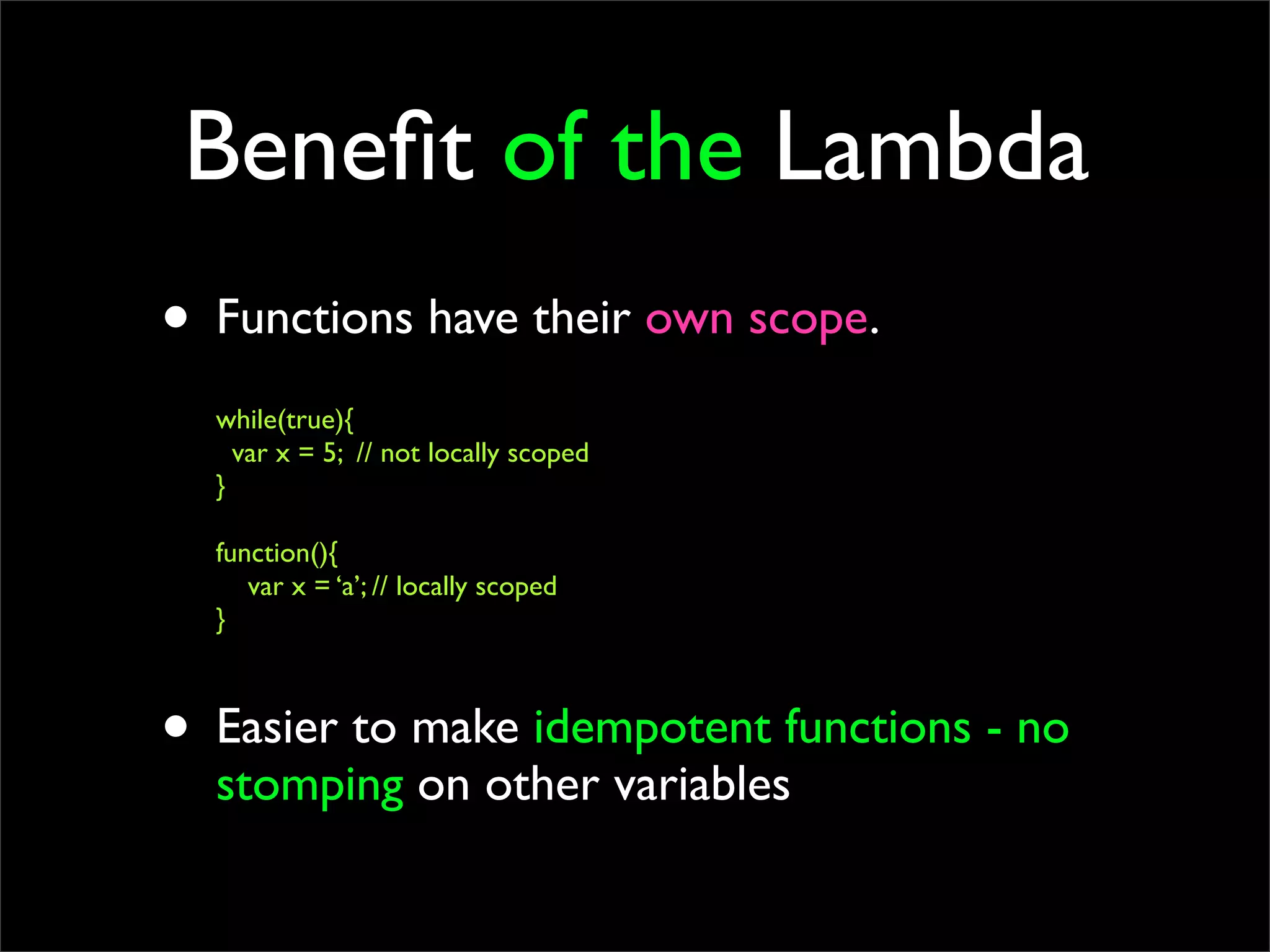 Functional Javascript Ppt
