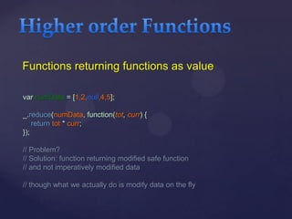 Declarative JavaScript concepts and implemetation | PPT