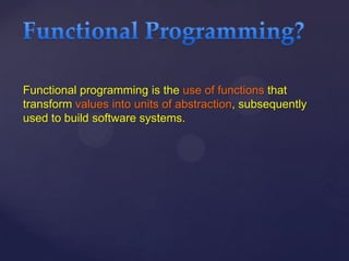 Declarative JavaScript concepts and implemetation | PPT