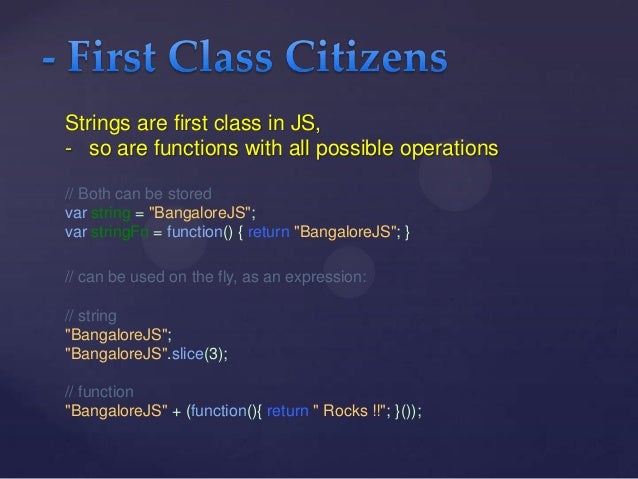 Declarative JavaScript concepts and implemetation