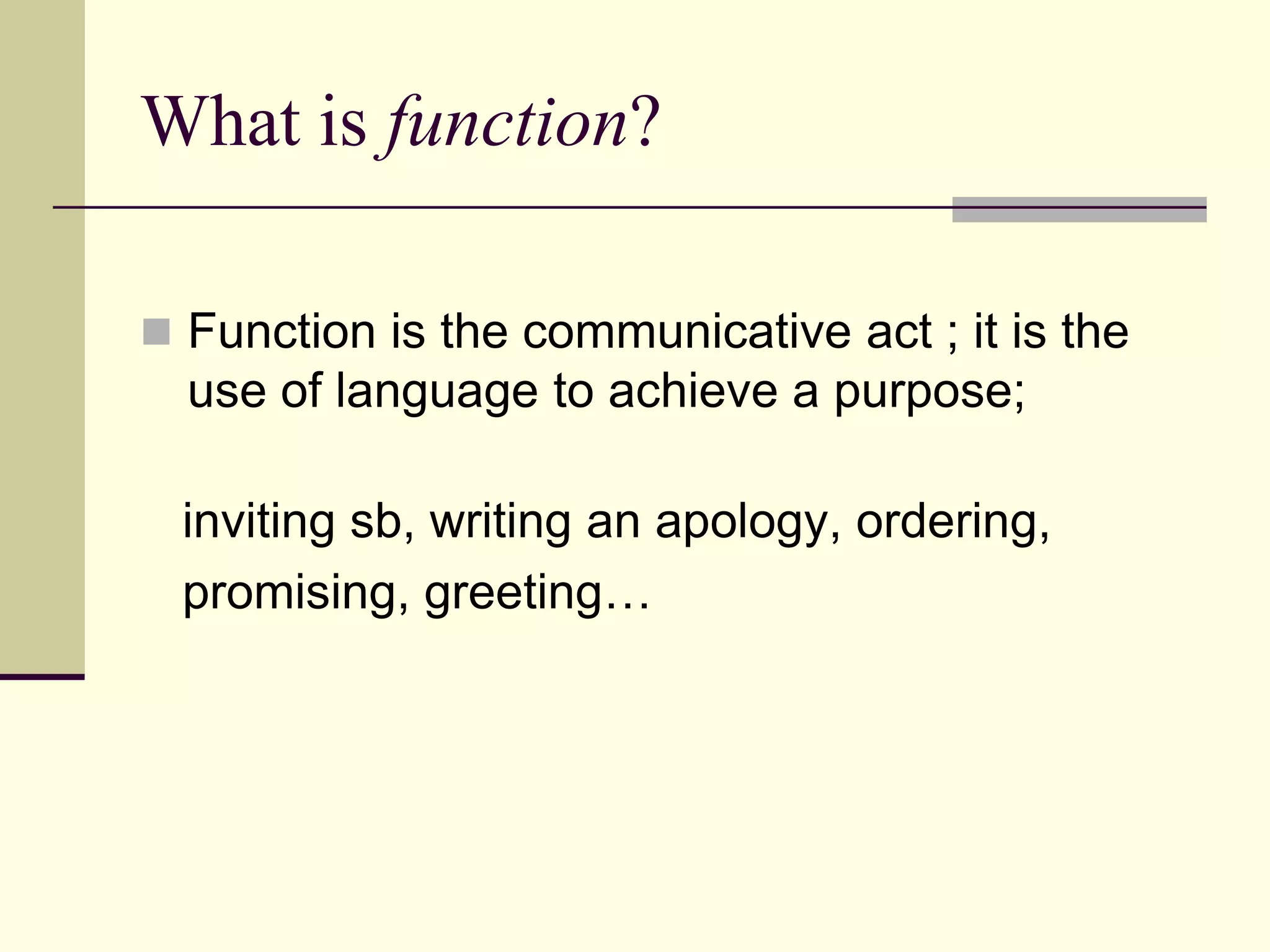 Functional - Notional Approach | PPTX