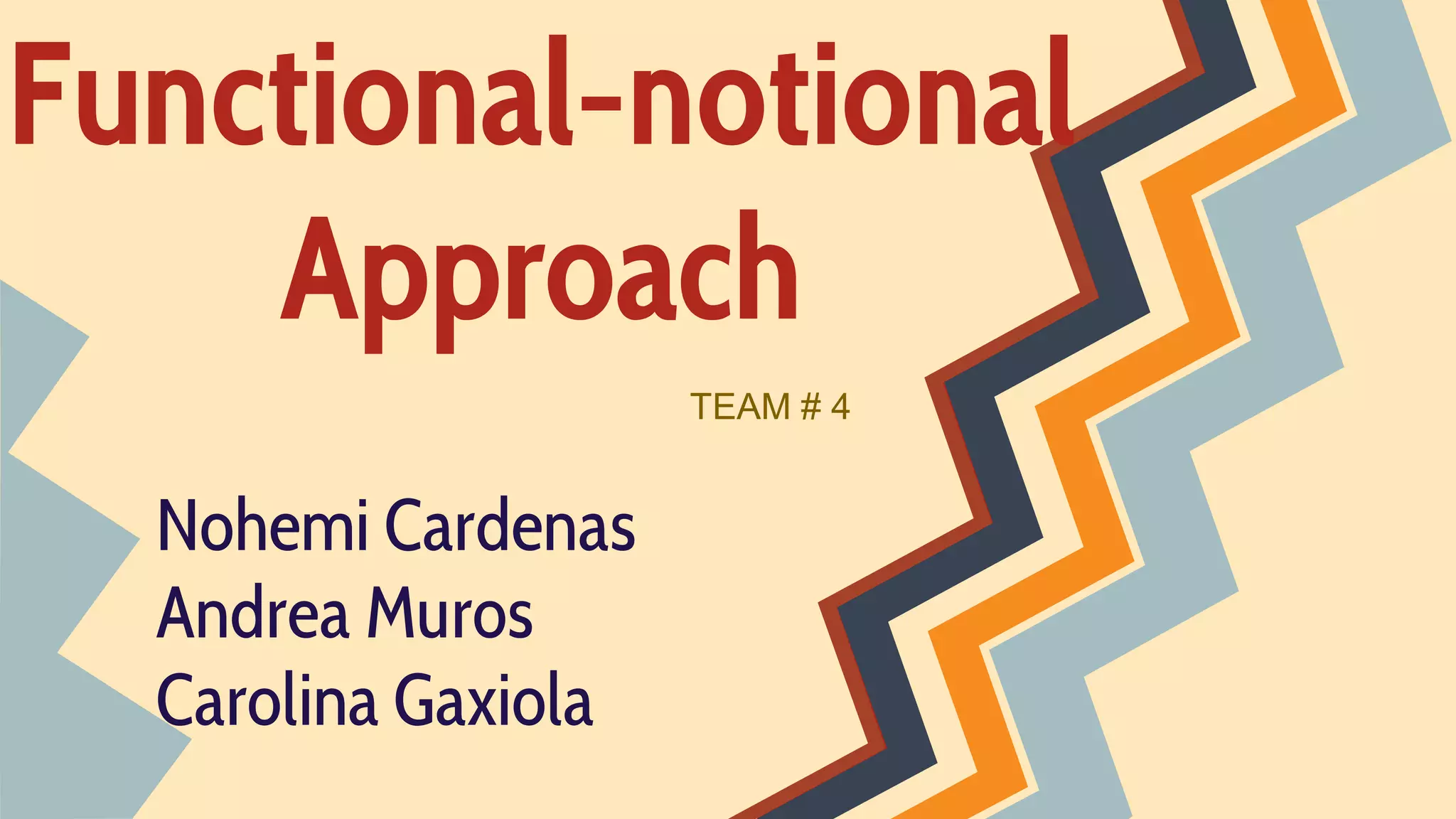 Functional notional approach | PPTX