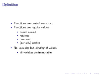Functional programming | PPT