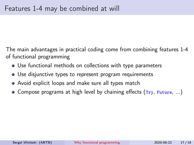 Functional programming-advantages | PDF