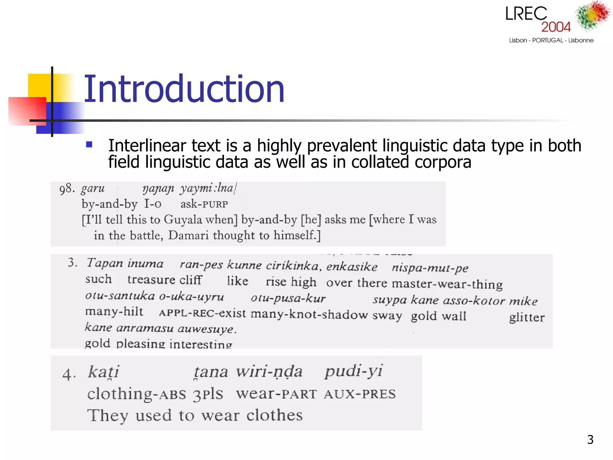 Functional Requirements for an Interlinear Text Editor | PPT