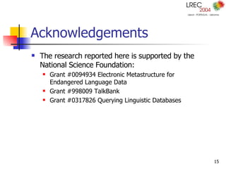 Functional Requirements for an Interlinear Text Editor | PPT