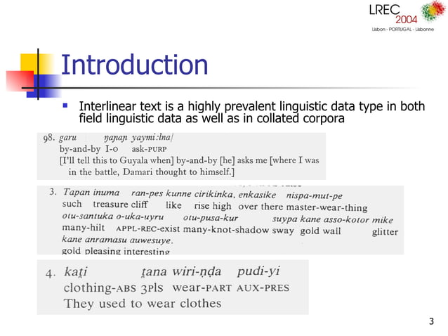 Functional Requirements for an Interlinear Text Editor | PPT