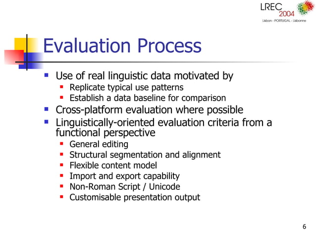 Functional Requirements for an Interlinear Text Editor | PPT