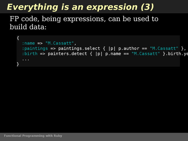 Functional Programming with Ruby | PPT