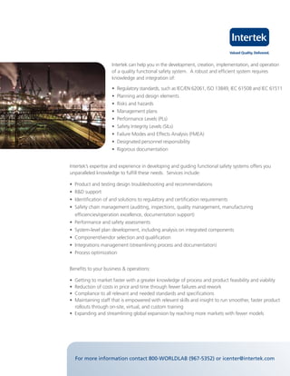 Functional safety-overview | PDF