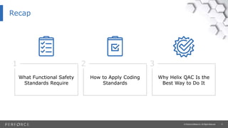 Designing For Functional Safety? How to Apply a Coding Standard | PPTX