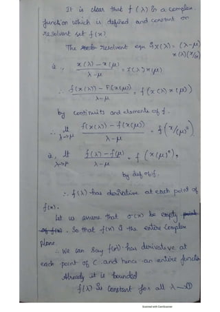 Functional analysis | PDF