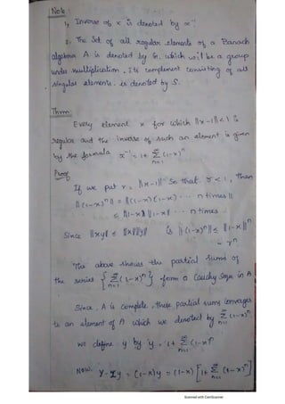 Functional analysis | PDF