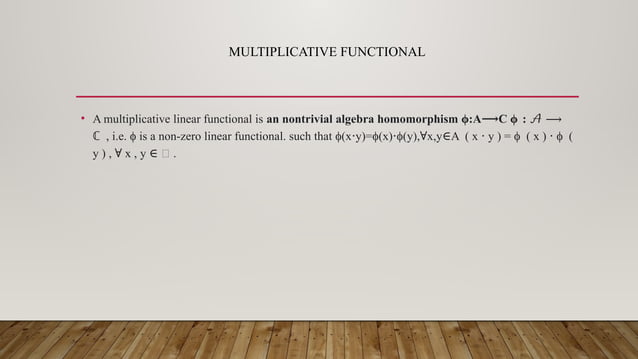 Functional Analysis Important Definitions ppt.pptx | Programming Languages | Computing