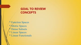 Functional analysis | PPTX