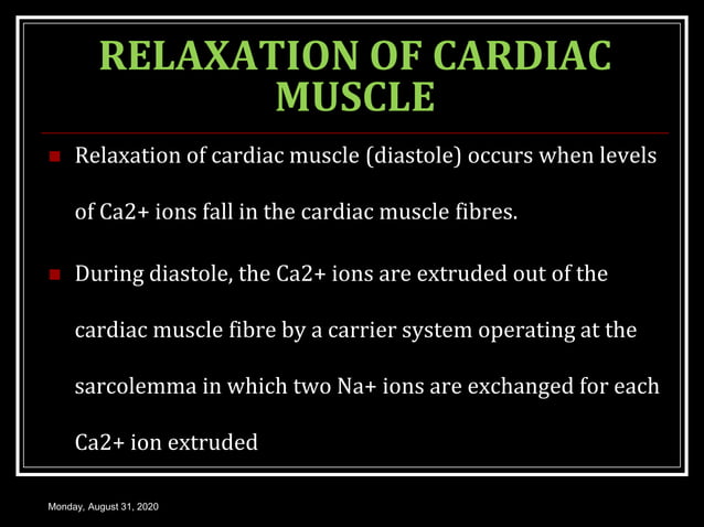 Functional anatomy and physiology of cardiac muscle | PPT