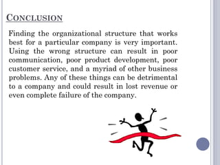 Functional and divisional strucure of an organisation | PPTX