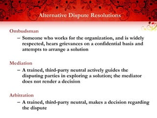 Functional and dysfunctional conflicts | PPTX