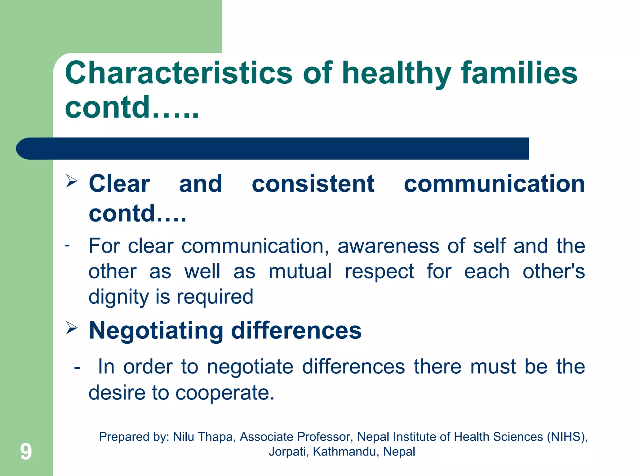 Functional and dysfunctional families | PPT | Free Download